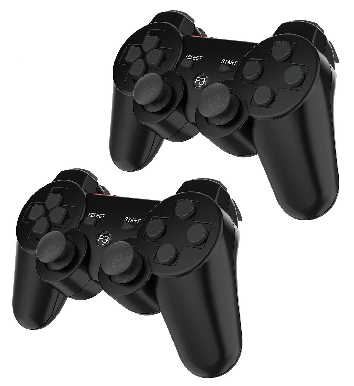 PlayStation 3 PS3 Wireless Controller Black with Vibration by Voomwa