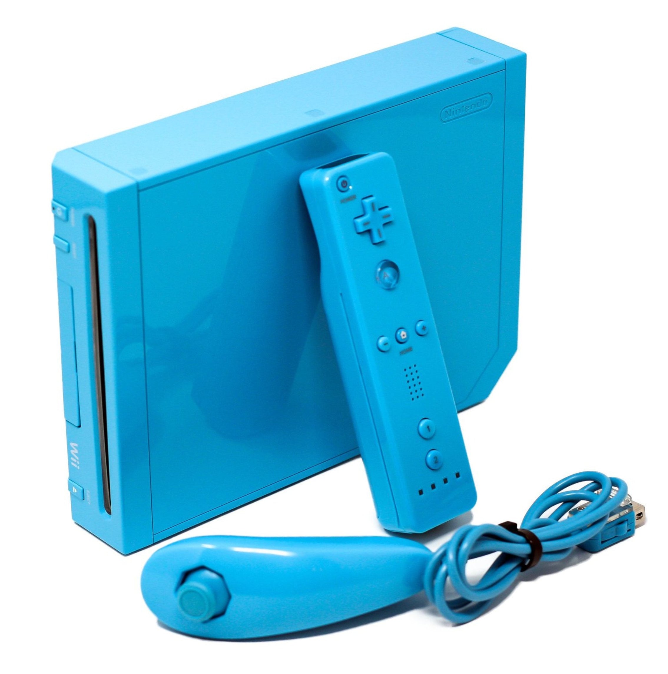 Nintendo Wii Console Blue - One Remote (Refurbished - Excellent) — Voomwa